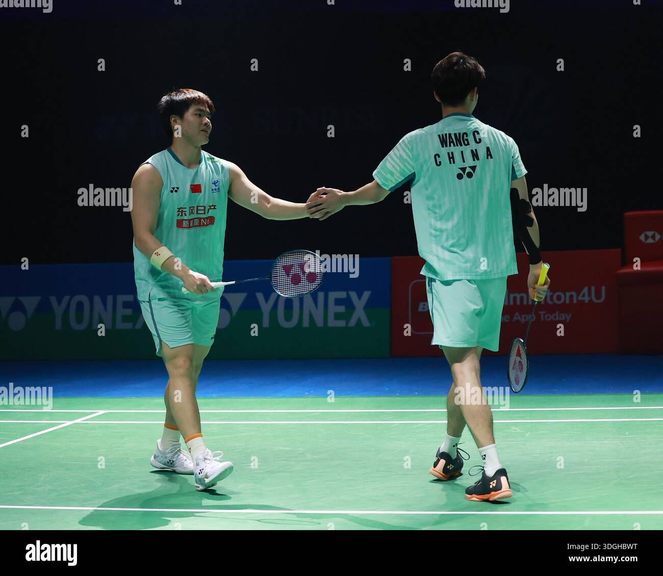 KANG Min Hyuk and KI Dong Ju of Korea vs. LIANG Wei Keng and WANG Chang ...