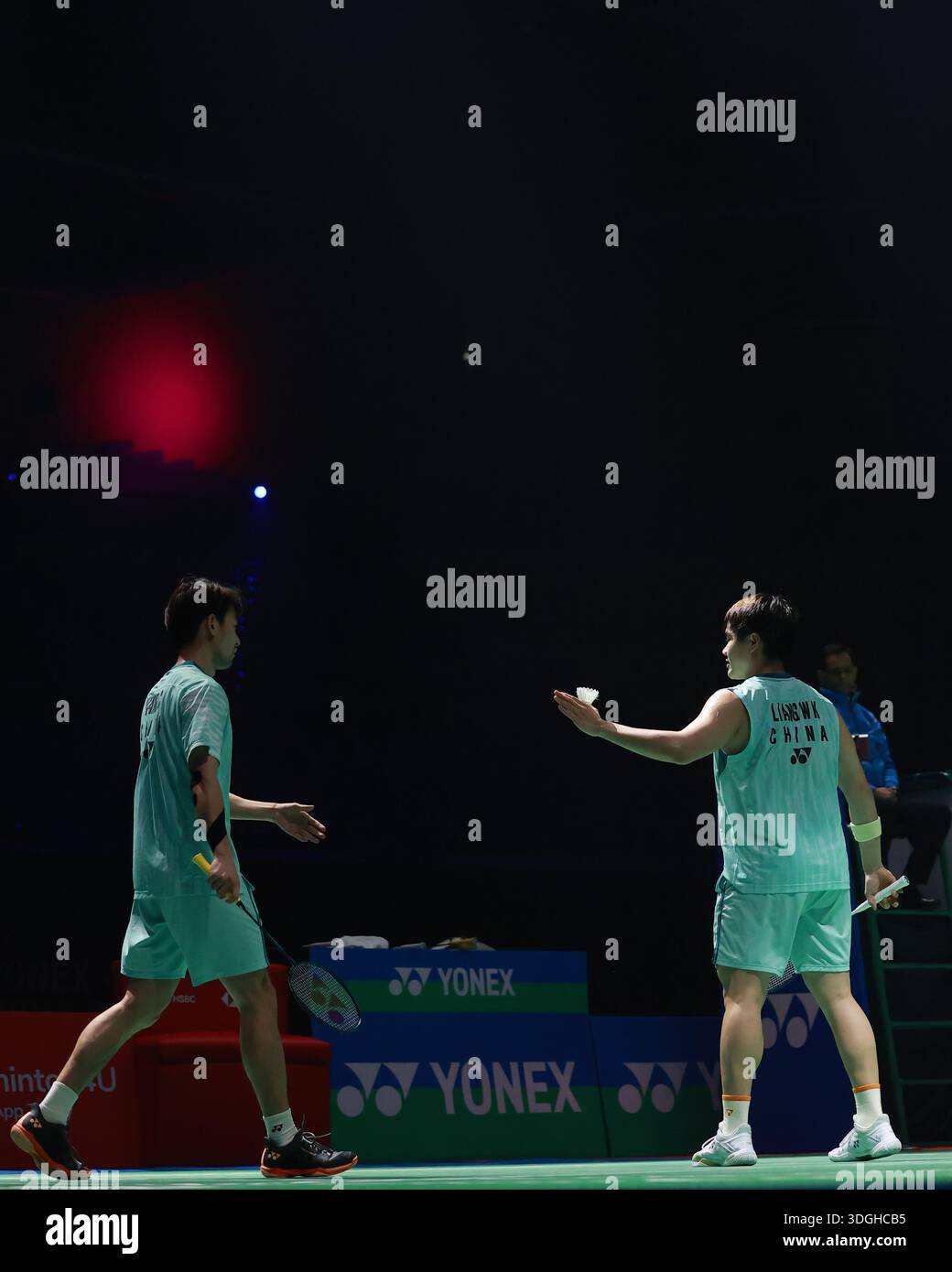 KANG Min Hyuk and KI Dong Ju of Korea vs. LIANG Wei Keng and WANG Chang ...