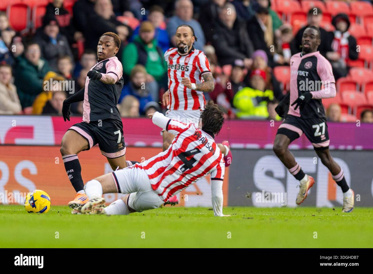 17th January 2026; Bet365 Stadium, Stoke, Staffordshire, England; EFL ...
