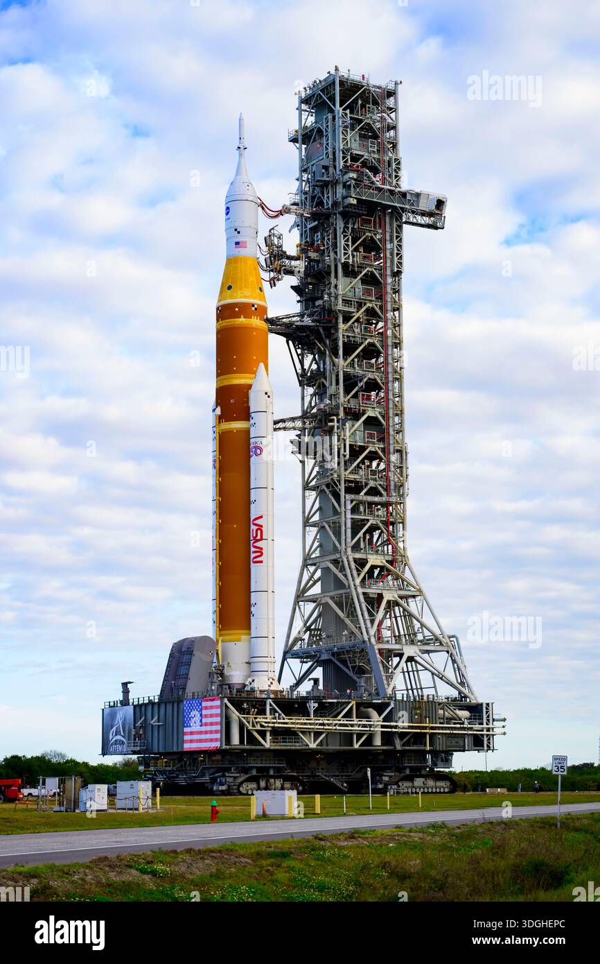 Merritt Island, Florida, USA. 17th Jan, 2026. NASA's Space Launch ...