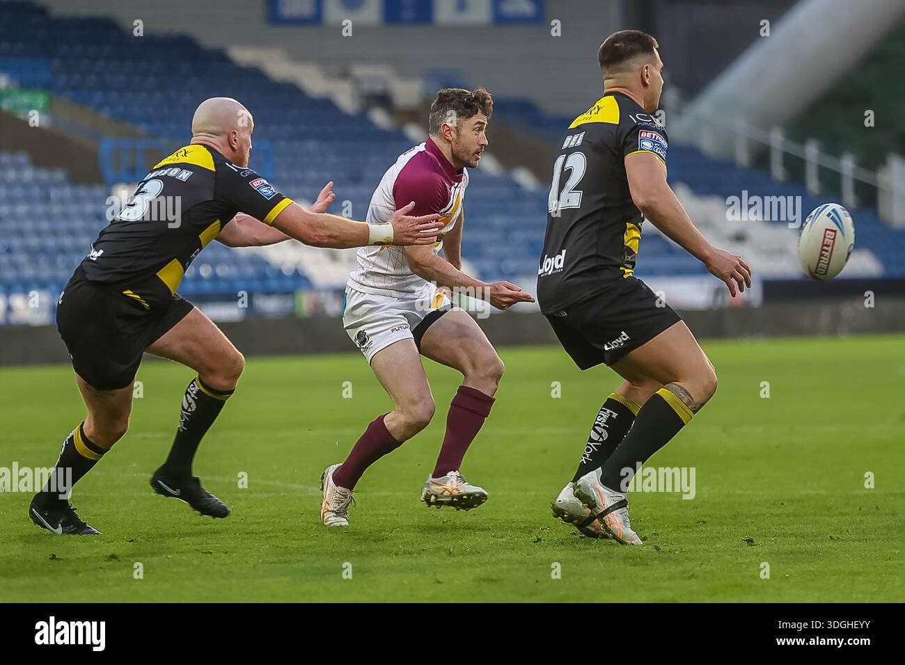 Adam Clune makes a pass during the Pre- Seaon Friendly match between ...