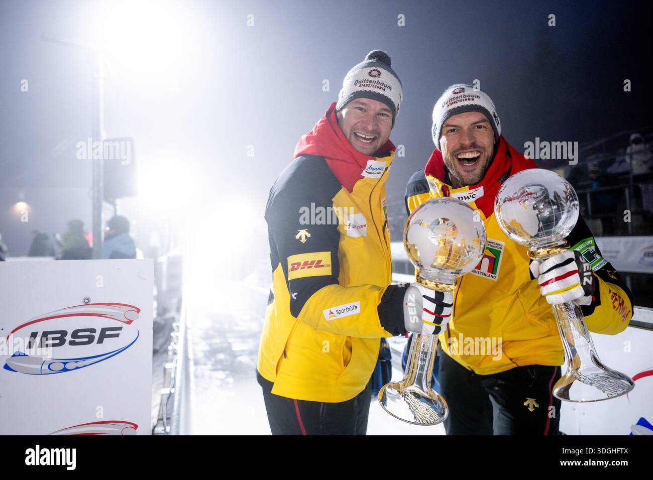 LOCHNER Johannes, FLEISCHHAUER Georg (Germany) celebrate with trophy ...