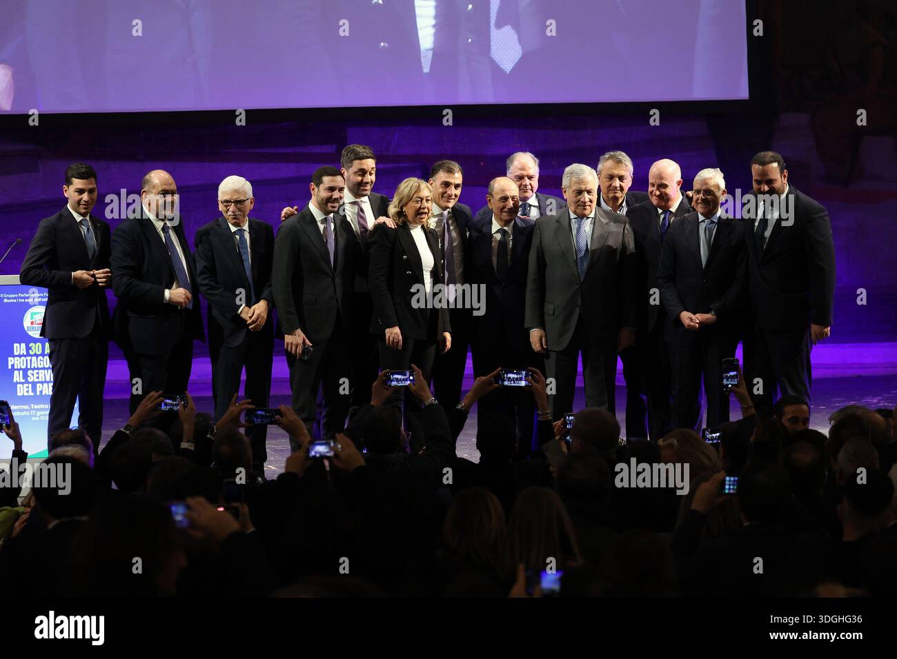 Palermo, Italy. 17th Jan, 2026. ANTONIO TAJANI IN PALERMO FOR 30 OF ...