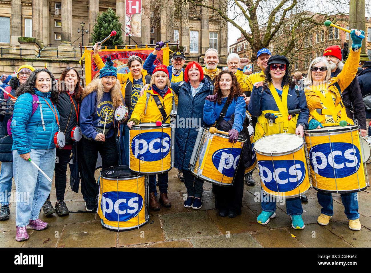 Preston, UK. 17th Jan, 2026. Unison members working in care homes hold ...