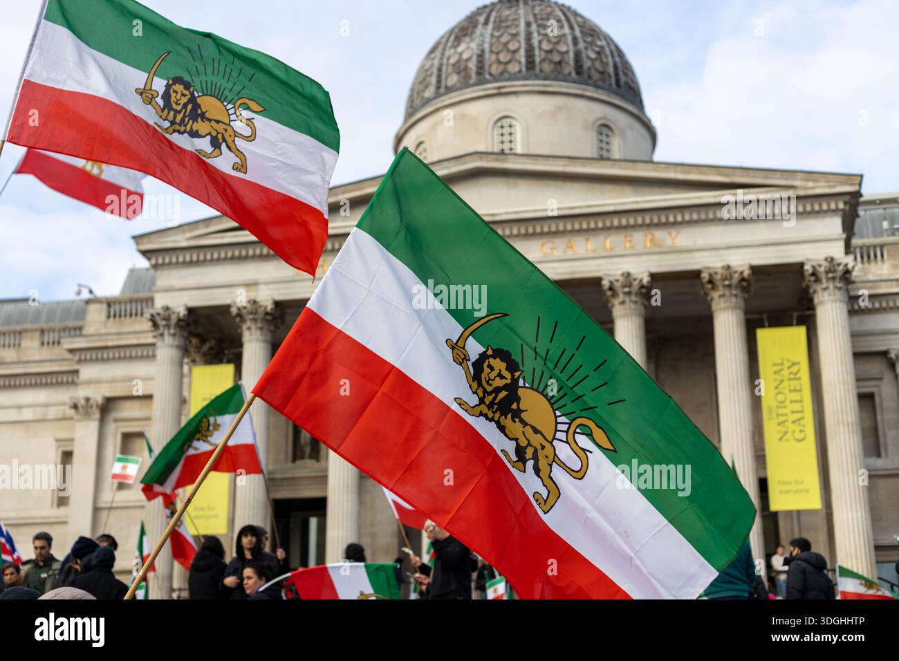 Pro pahlavi rally hi-res stock photography and images - Alamy