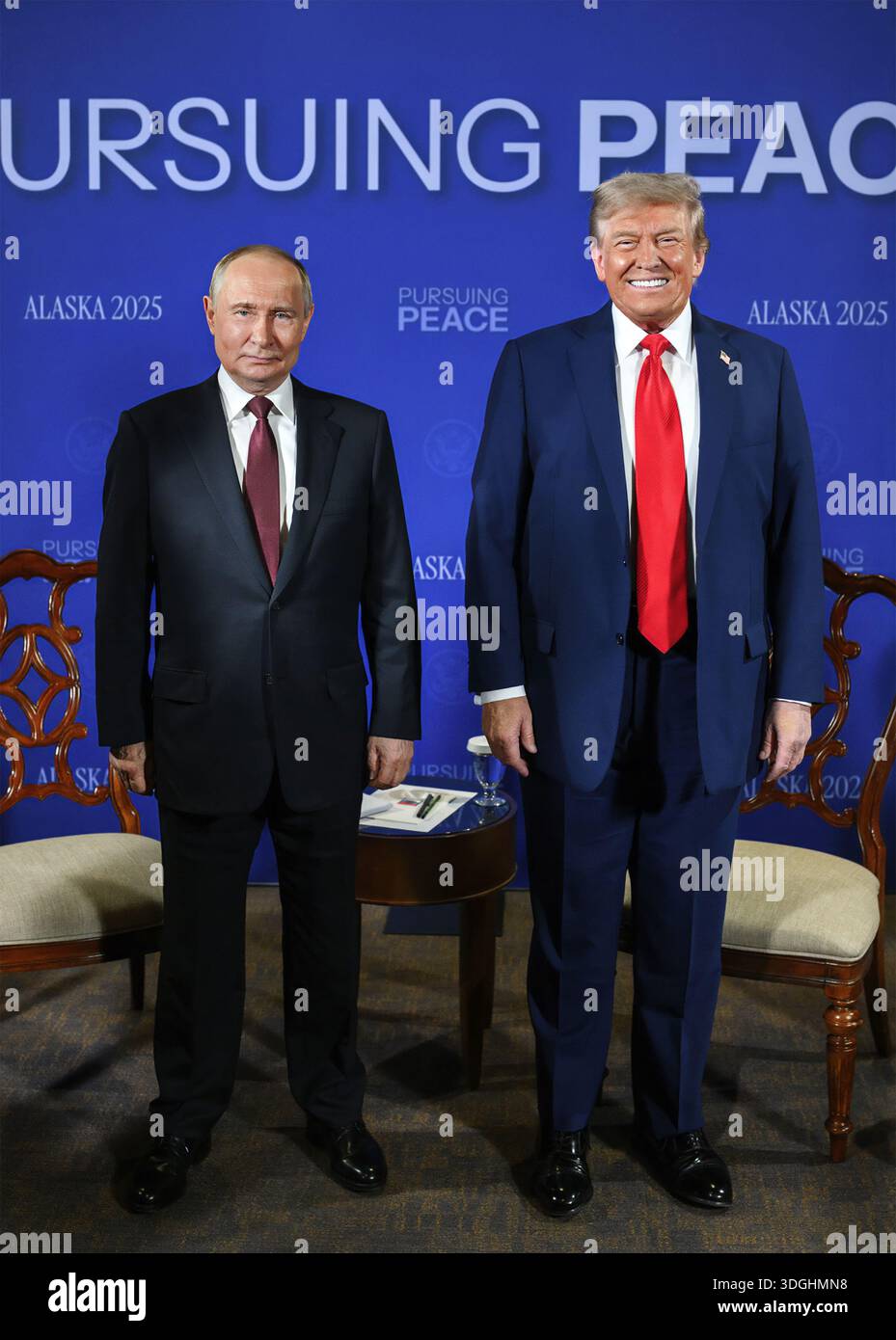 President Vladimir Putin and President Donald Trump at a bilateral ...