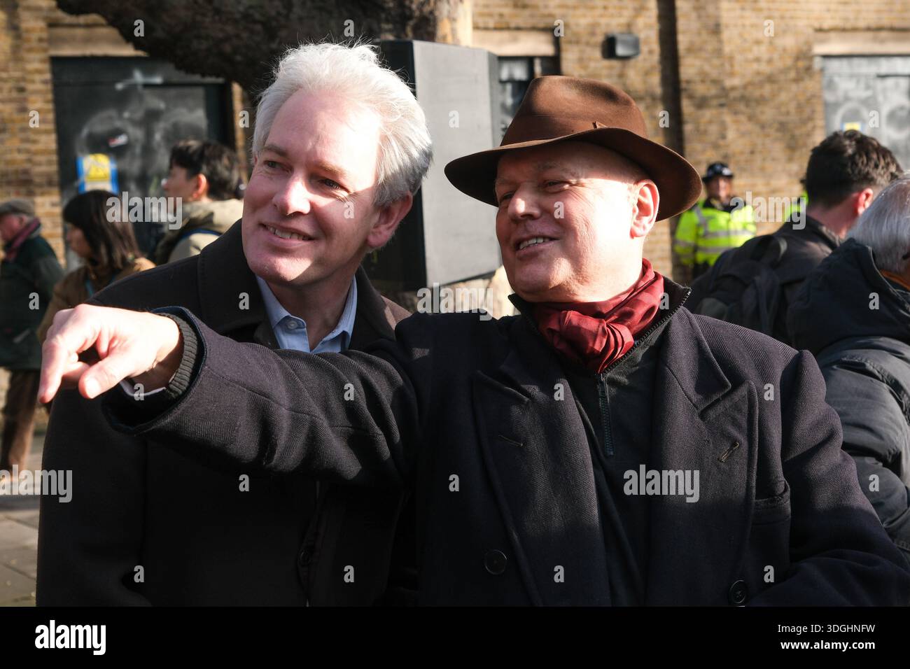 London, UK. 17th Jan 2026. Protest against the proposed Chinese mega ...