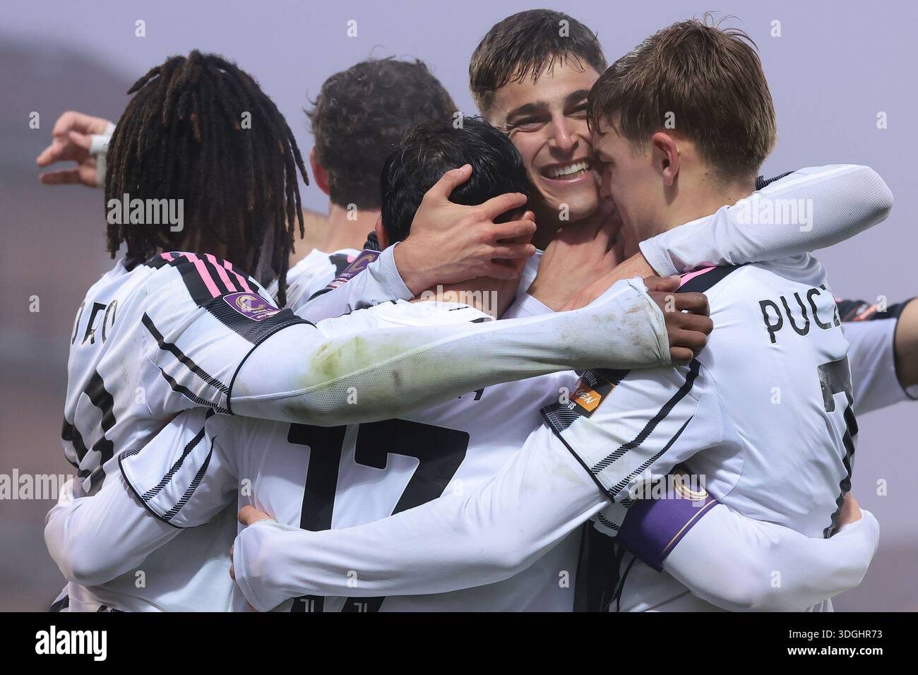 Alessandria, Italy. 17th Jan, 2026. Simone Guerra of Juventus ...