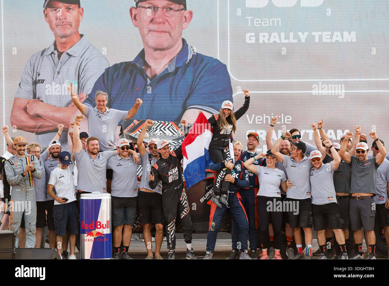 during the Prize Giving Ceremony and Finish Podium of the Dakar 2026 ...