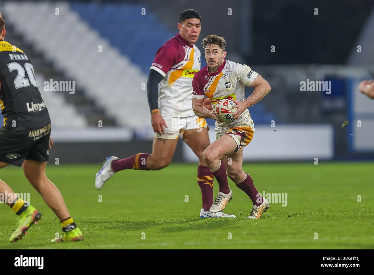 Adam Clune makes a run during the Pre- Seaon Friendly match between ...