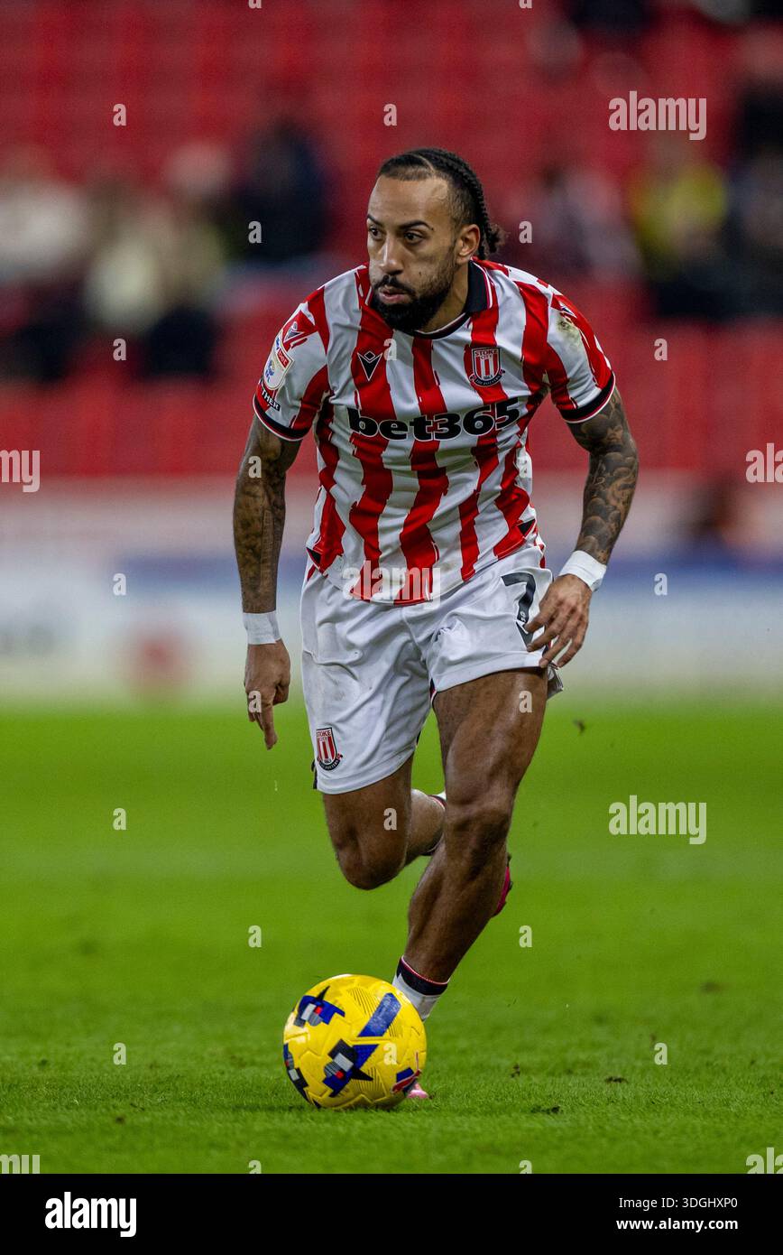 17th January 2026; Bet365 Stadium, Stoke, Staffordshire, England; EFL ...