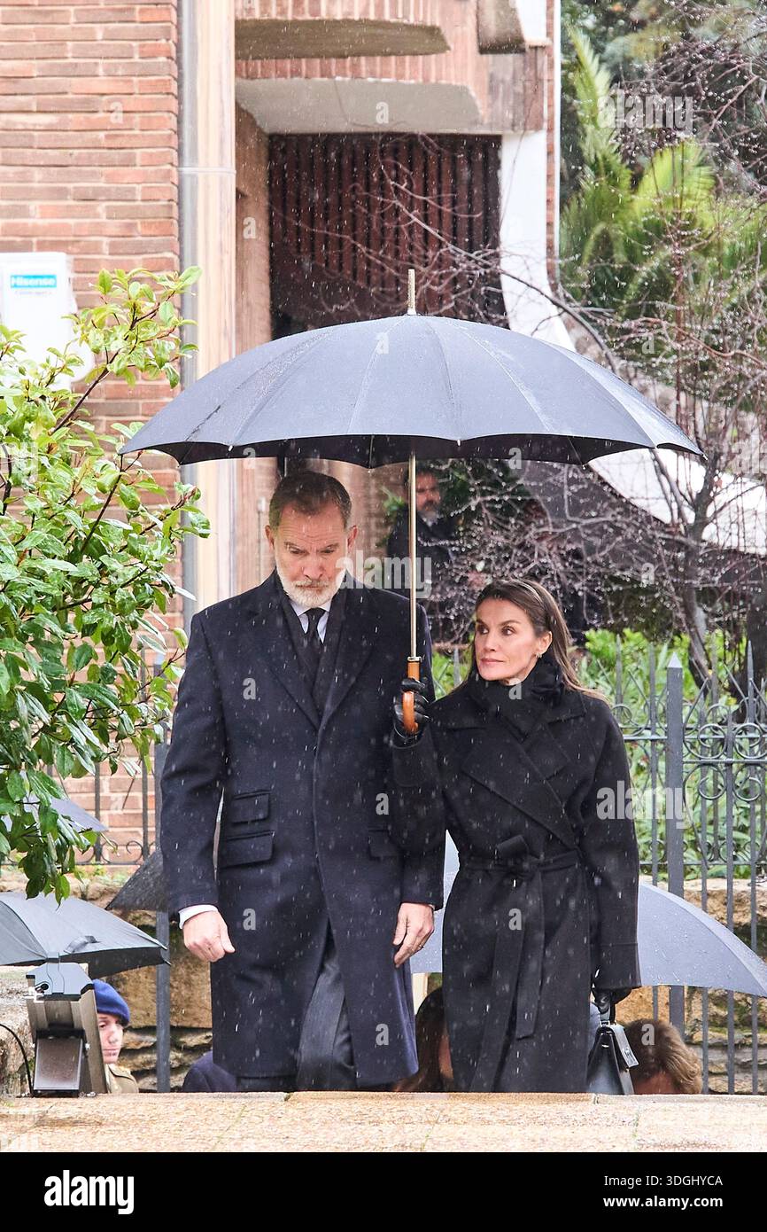Madrid. Spain. 20260117, King Felipe VI of Spain, Queen Letizia of ...