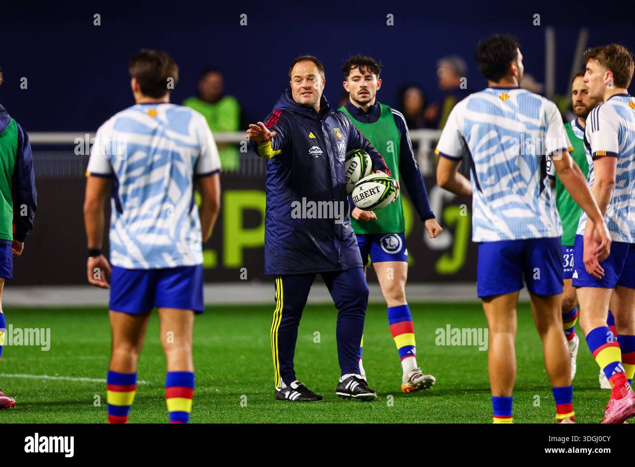 Mathieu CIDRE coach of Perpignan during the EPCR Challenge Cup match ...