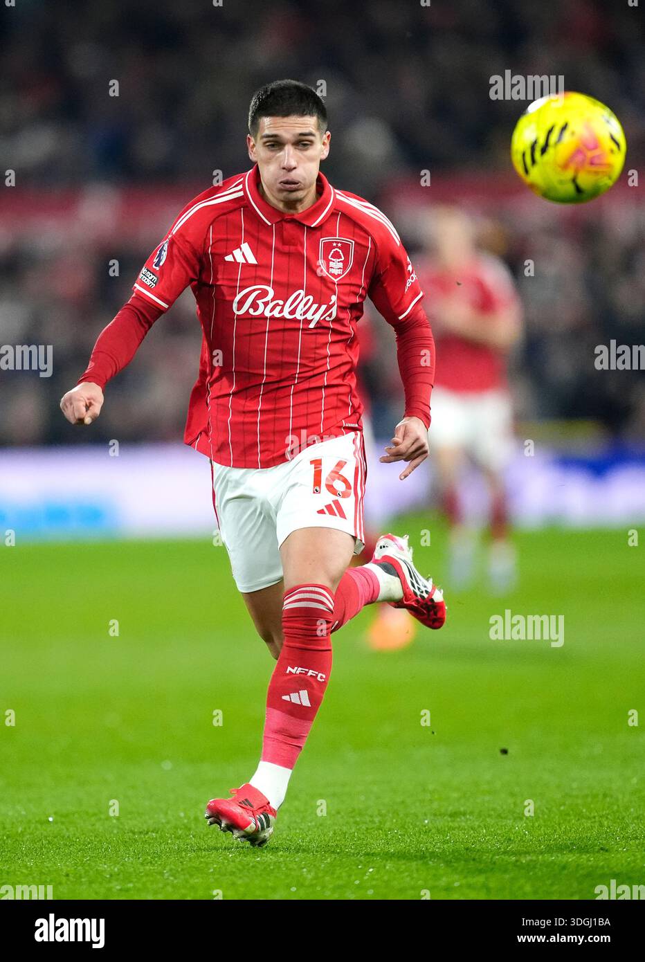 Nottingham Forest's Nicolas Dominguez in action during the Premier ...