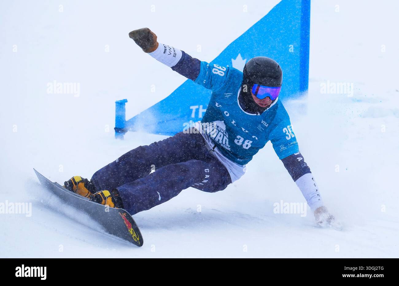Canada's Arnaud Gaudet races in the qualifications of the men's ...