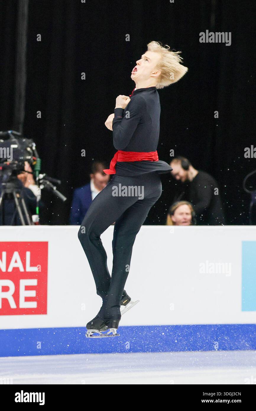 Day Four. 17th Jan, 2026. Daniel Grassl of Italy competes in the ISU ...