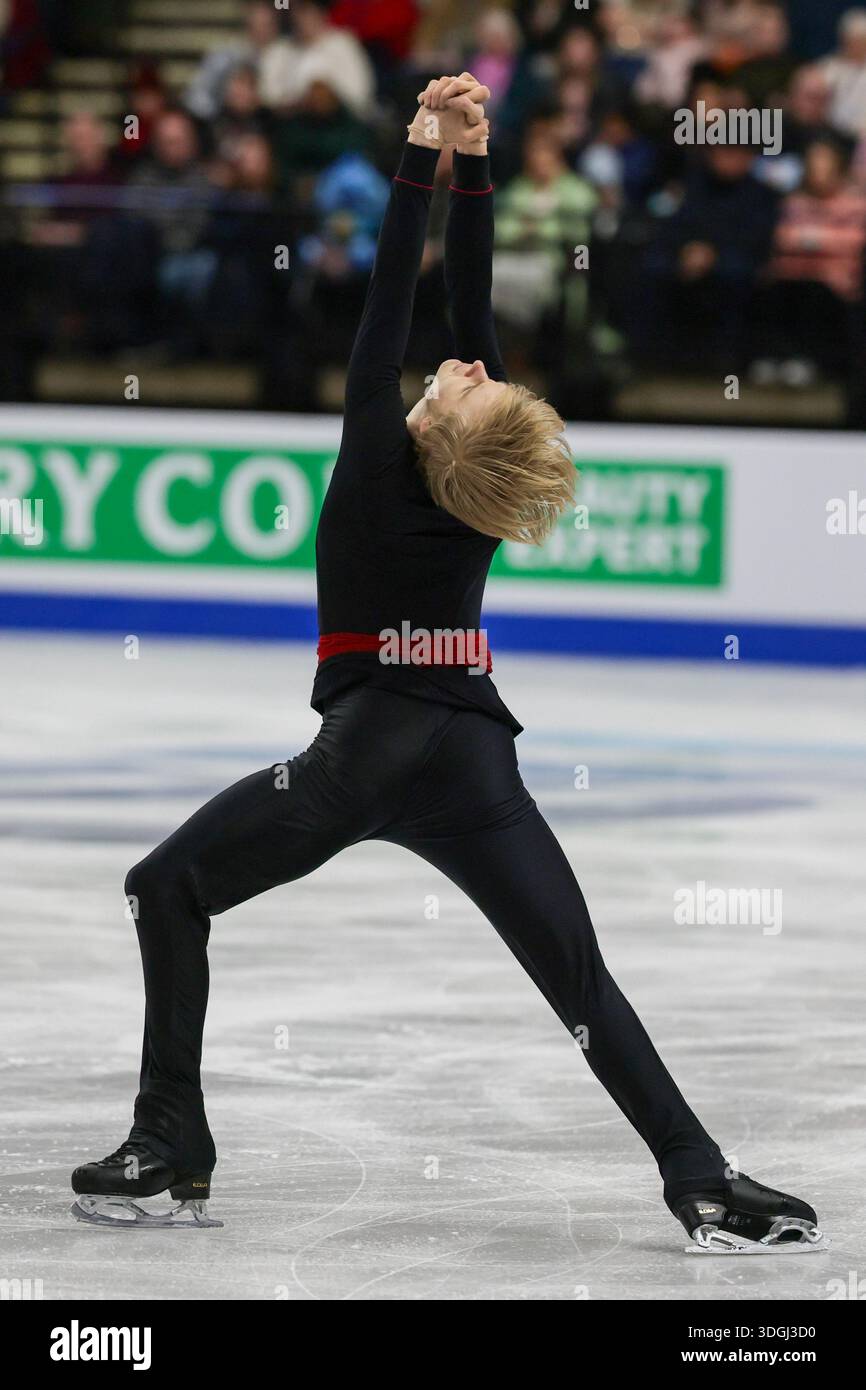 Day Four. 17th Jan, 2026. Daniel Grassl of Italy competes in the ISU ...