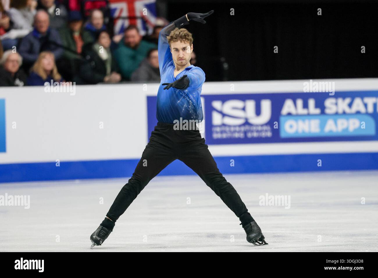 Day Four. 17th Jan, 2026. Matteo Rizzo of Italy competes in the ISU ...