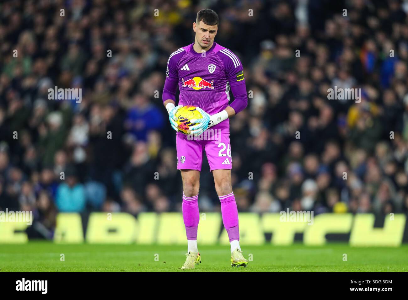 Leeds, UK. 17th Jan, 2026. Karl Darlow Of Leeds United during the Leeds ...