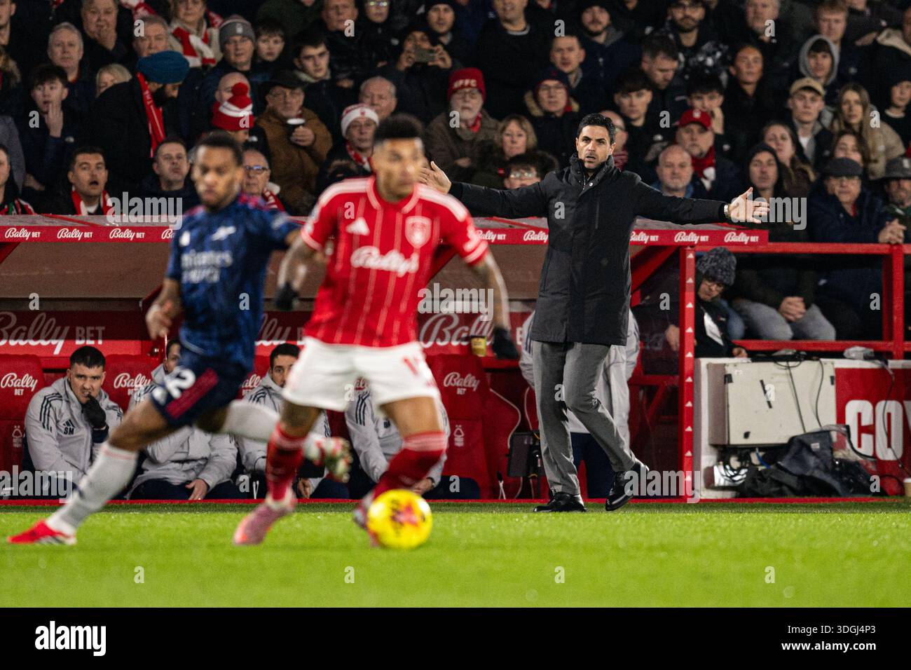 The City Ground, Nottingham, UK. 17th Jan, 2026. Premier League ...