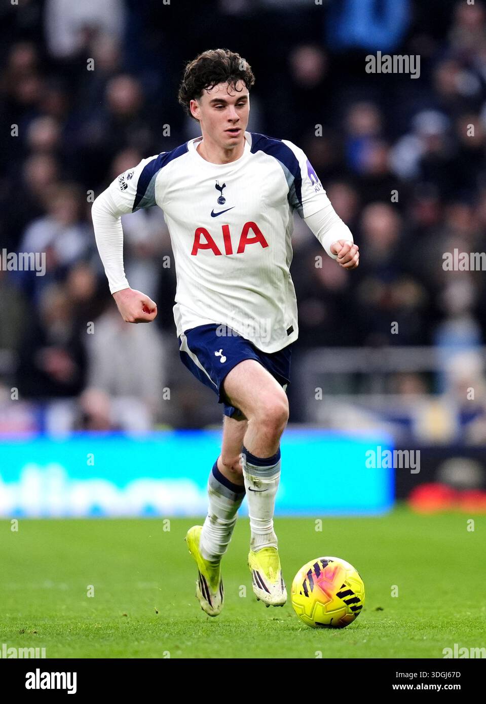 Tottenham Hotspur's Archie Gray during the Premier League match at the ...