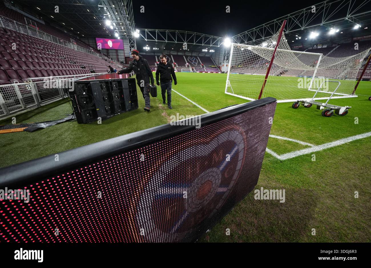 A general view of the ground ahead of the Scottish Gas Men's Scottish ...