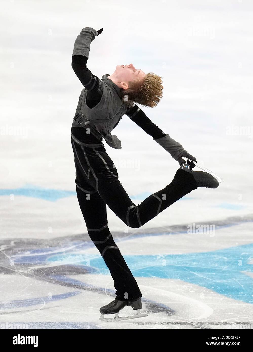 Finland Matias Lindfors during day four of the ISU European Figure ...