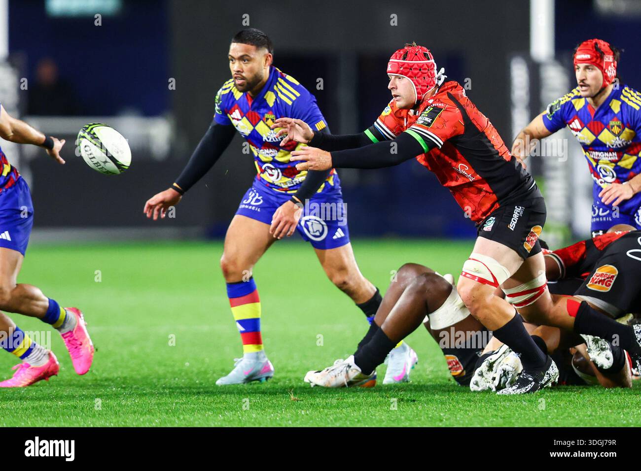 Francke HORN of Lions during the EPCR Challenge Cup match between ...