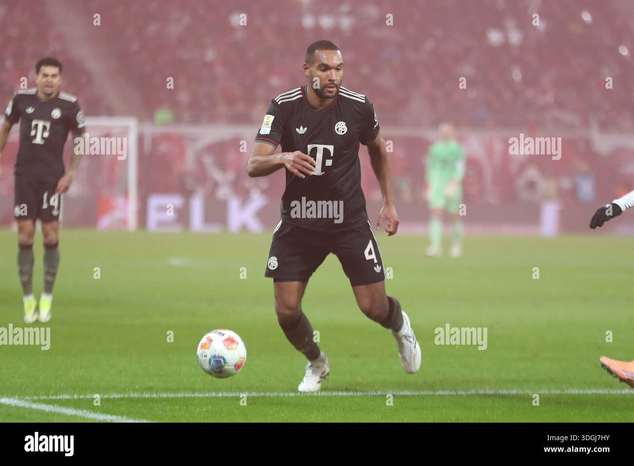 Jonathan Tah (4, FC Bayern Munich). LEIPZIG, GERMANY - JANUARY 17 ...