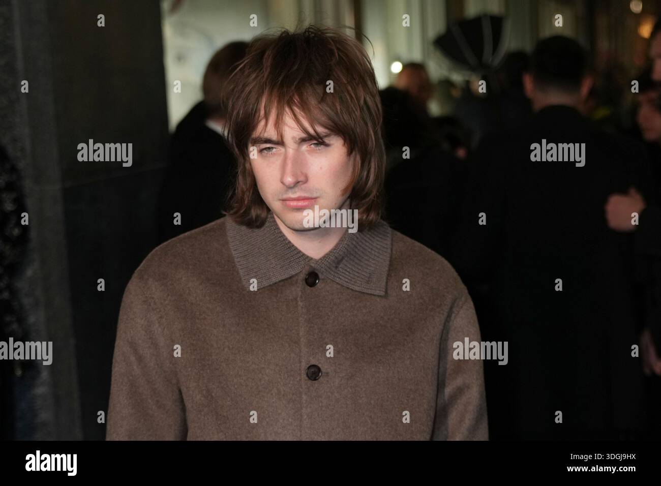 Gene Gallagher arrives to attend an event to celebrate Milan Cortina ...