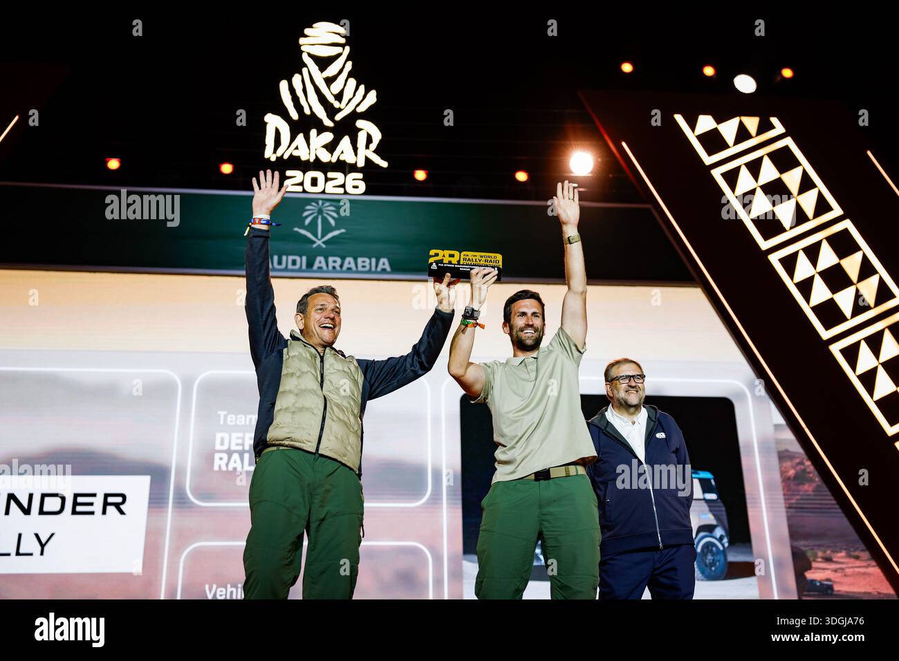 Defender Rally, Defender, Stock, FIA W2RC, W2RC during the Prize Giving ...