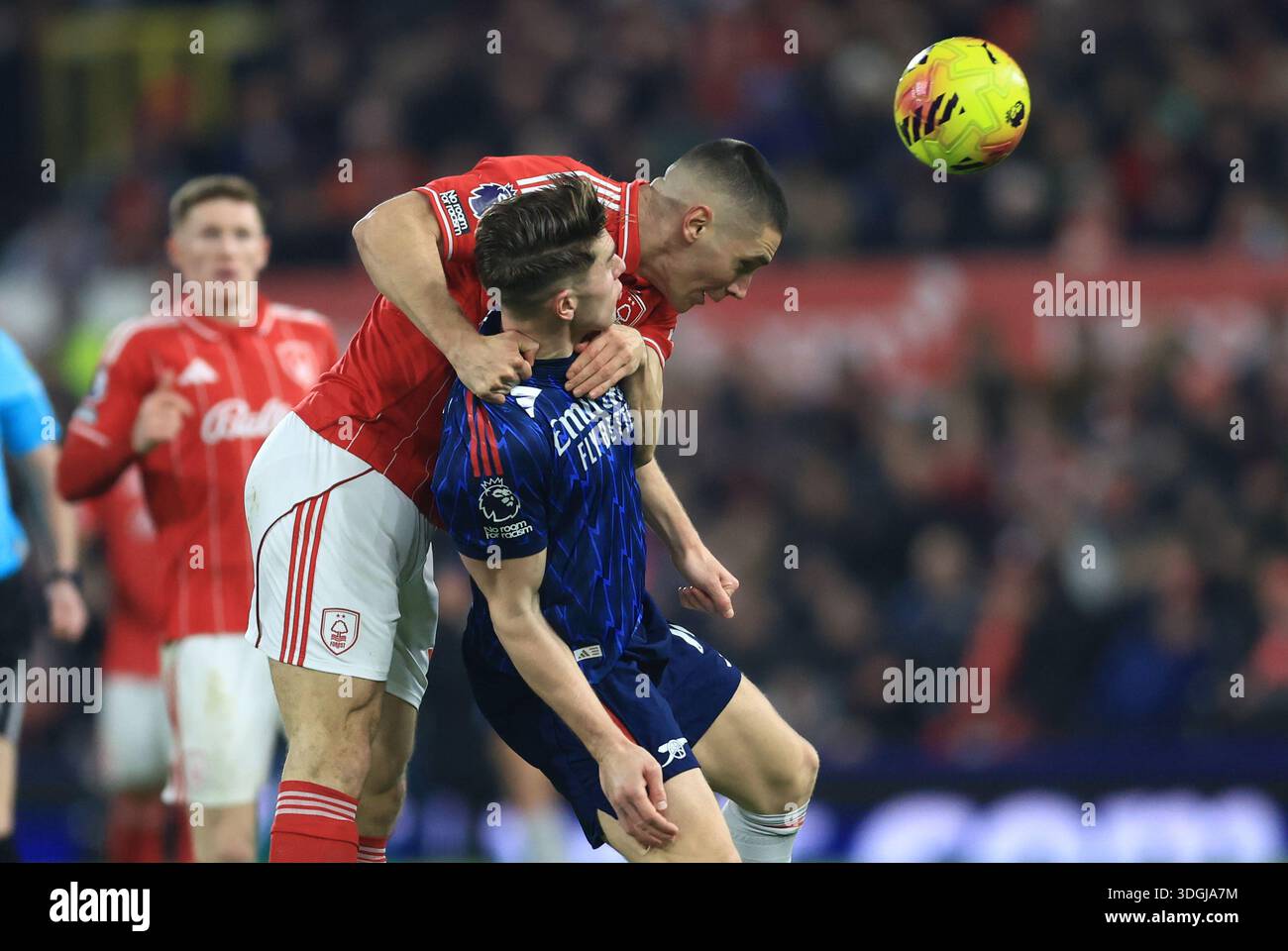 Nottingham, UK. 17th Jan, 2026. Nikola Milenkovic of Nottingham Forest ...
