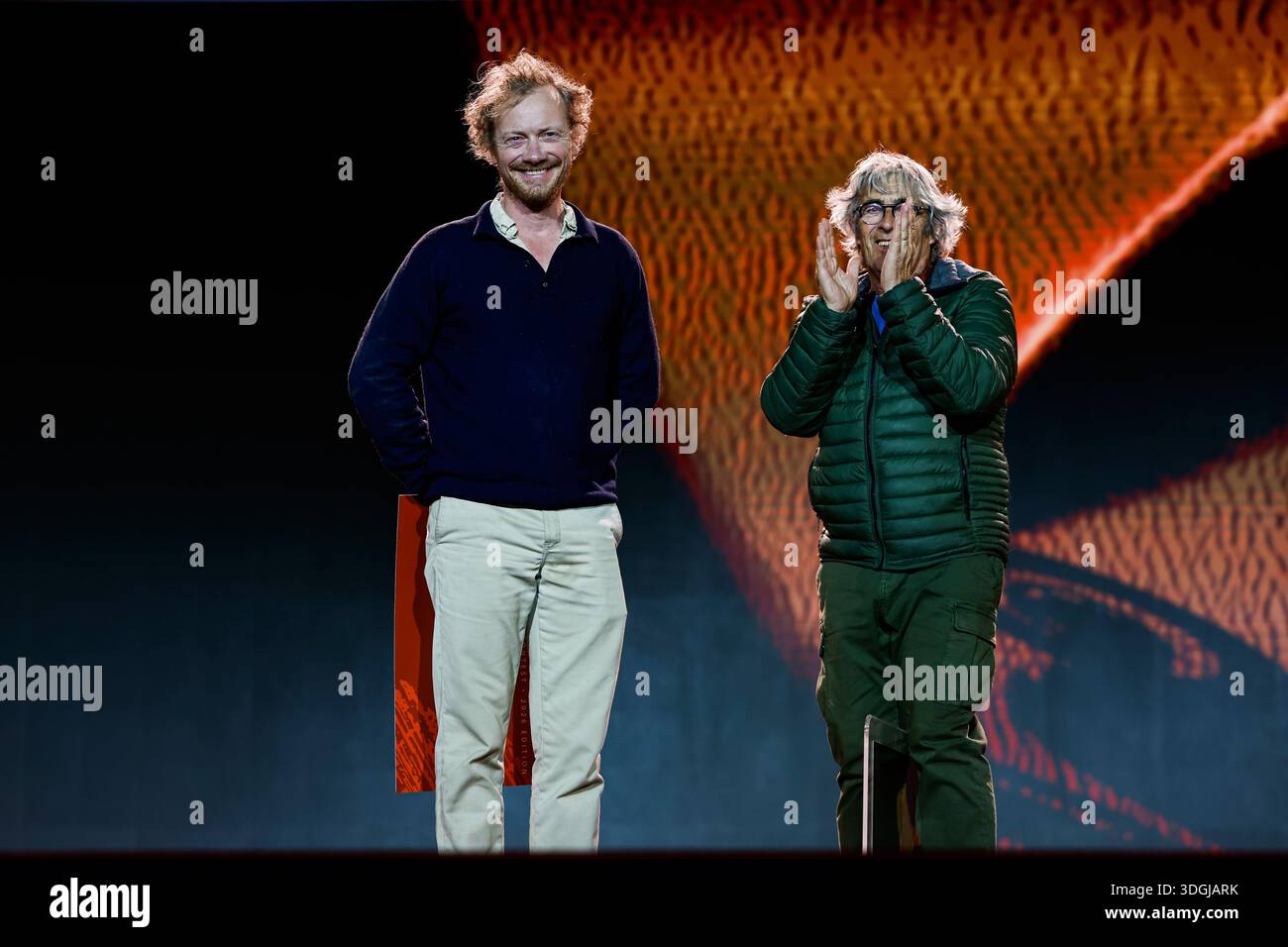 Thibault Camus receiving the price of the Emilie Poucan contest by Eric ...