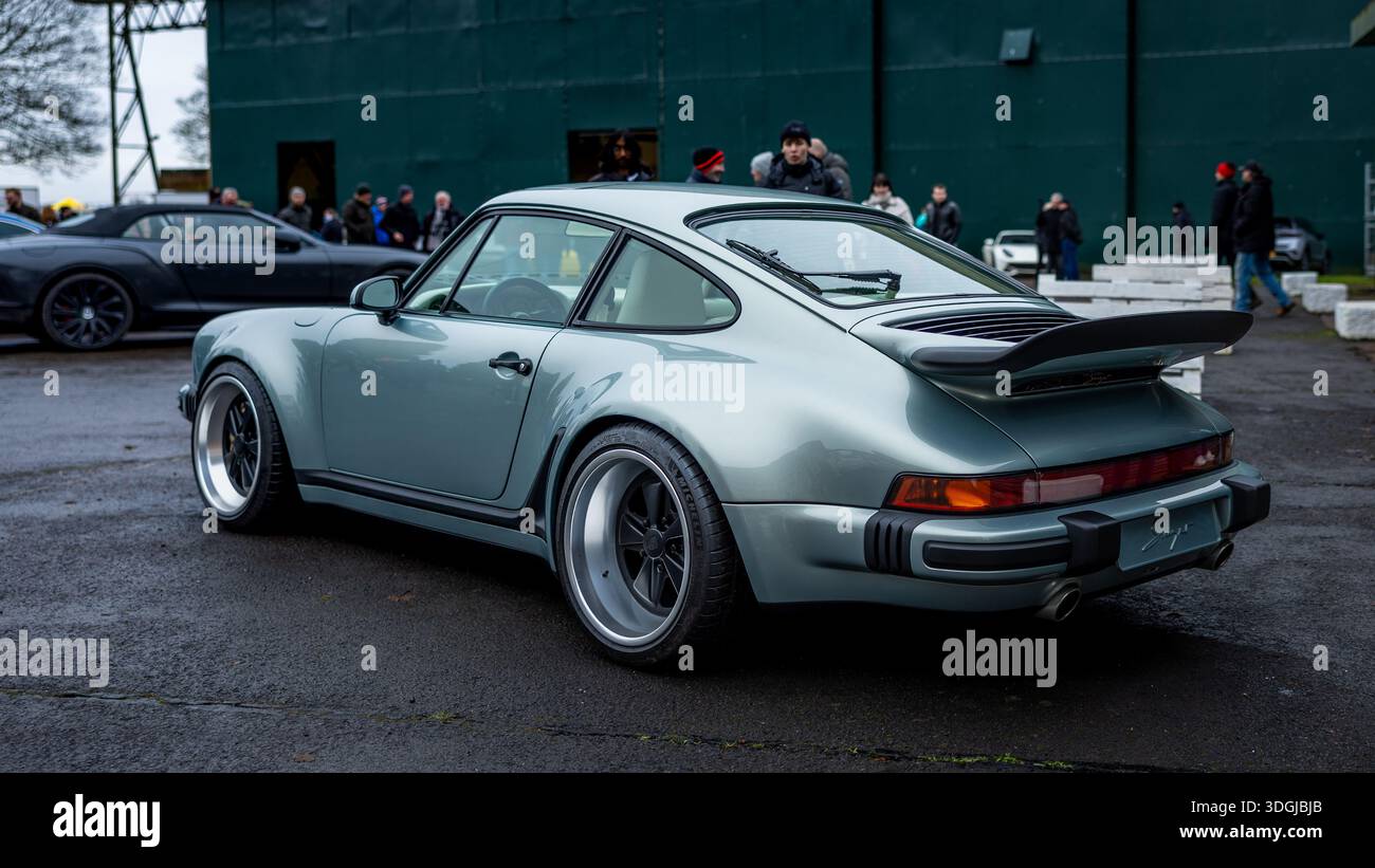 Singer Porsche 911 Turbo, on display at the Bicester Motion assembly ...