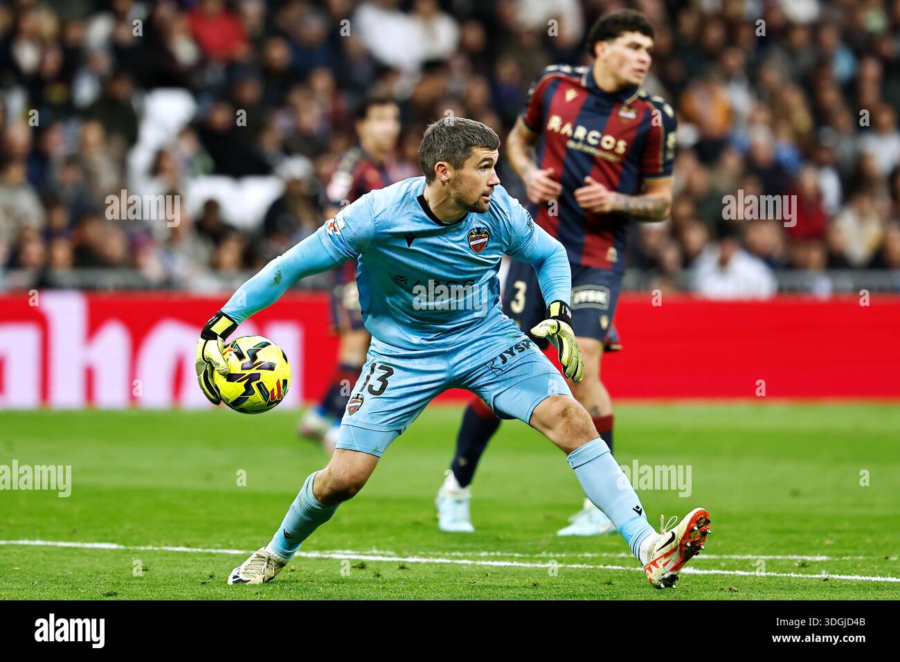 Madrid, Spain. 17th Jan, 2026. Mathew Ryan (Levante) Football/Soccer ...