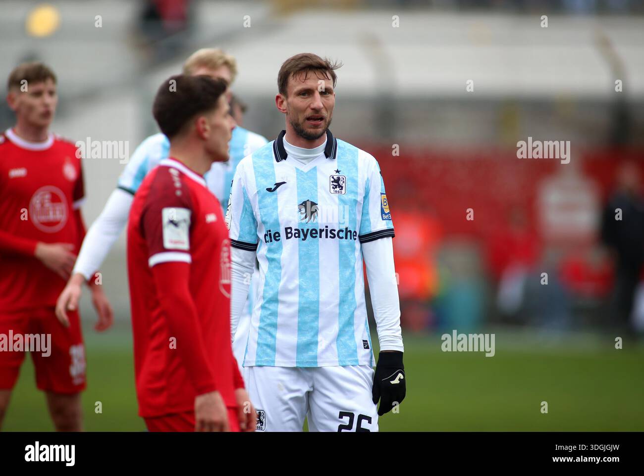 Football, Men, 3rd League, Season 2025/2026, TSV Munich 1860 - Rot ...