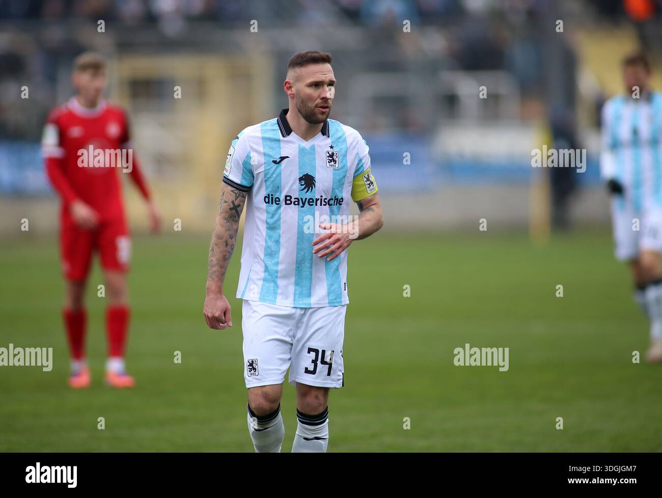 Football, Men, 3rd League, Season 2025/2026, TSV Munich 1860 - Rot ...