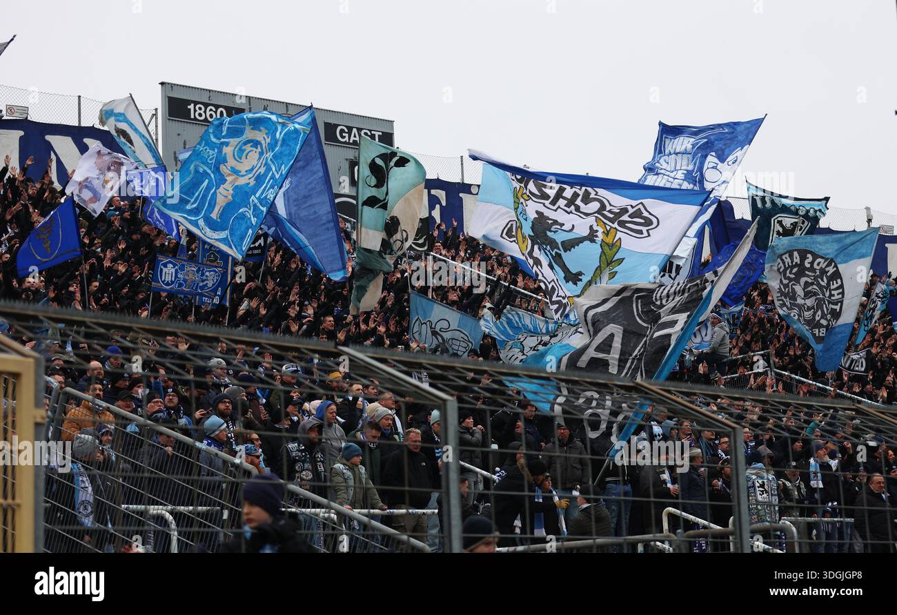 Soccer, Men, 3rd League, Season 2025/2026, TSV Munich 1860 - Rot-Weiss ...