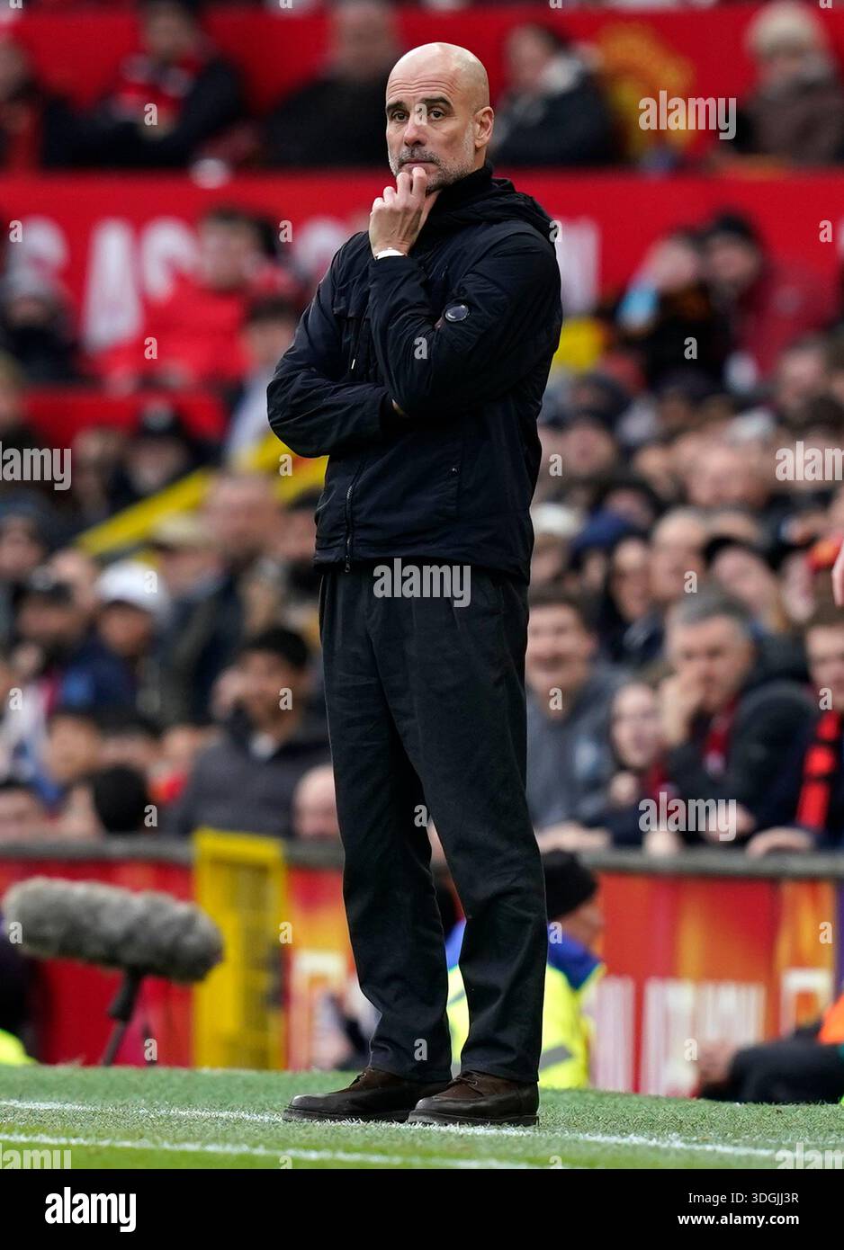 Manchester, UK. 17th Jan, 2026. Pep Guardiola coach of Manchester City ...