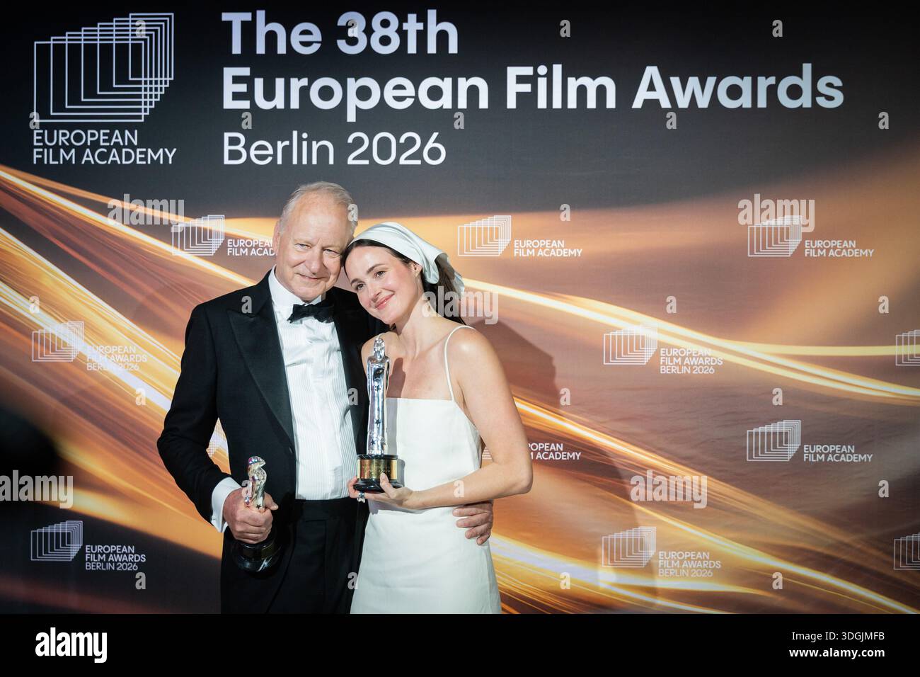 Renate Reinsve, actress, and Stellan Skarsgård, actor, are honored at ...