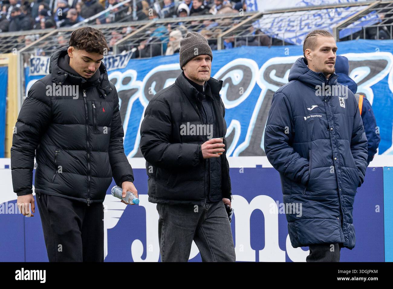 Sean Dulic (TSV Munich 1860, #25), Thore Jacobsen (TSV Munich 1860, #05 ...