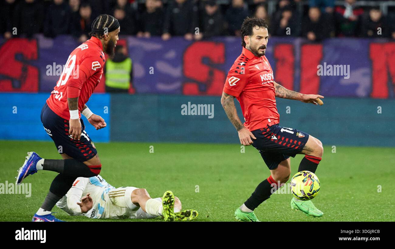 Pamplona, Spain. 17th Jan, 2026. Sports. Football/Soccer.Valentin ...