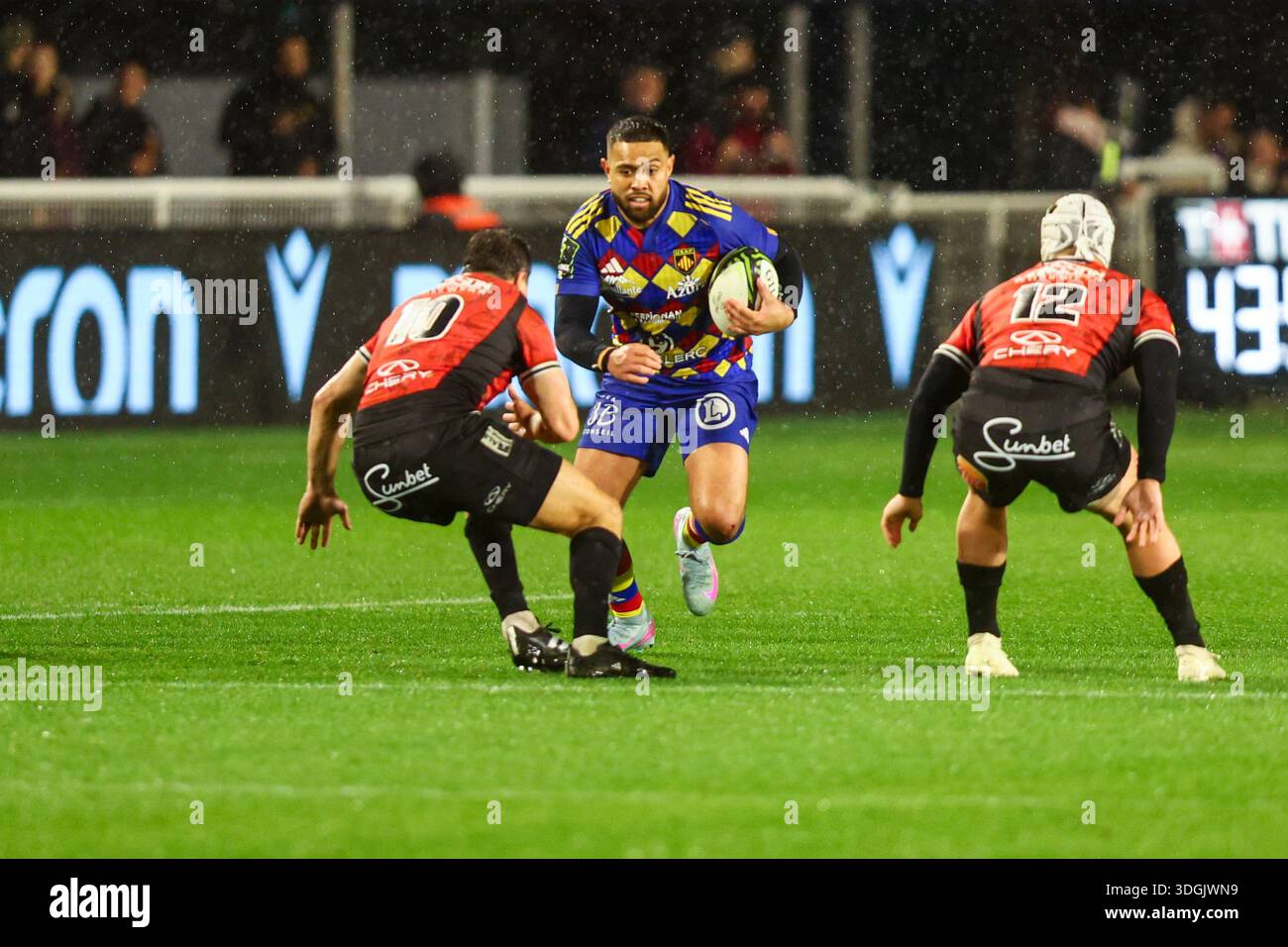 Duncan PAI AUA of Perpignan during the EPCR Challenge Cup match between ...