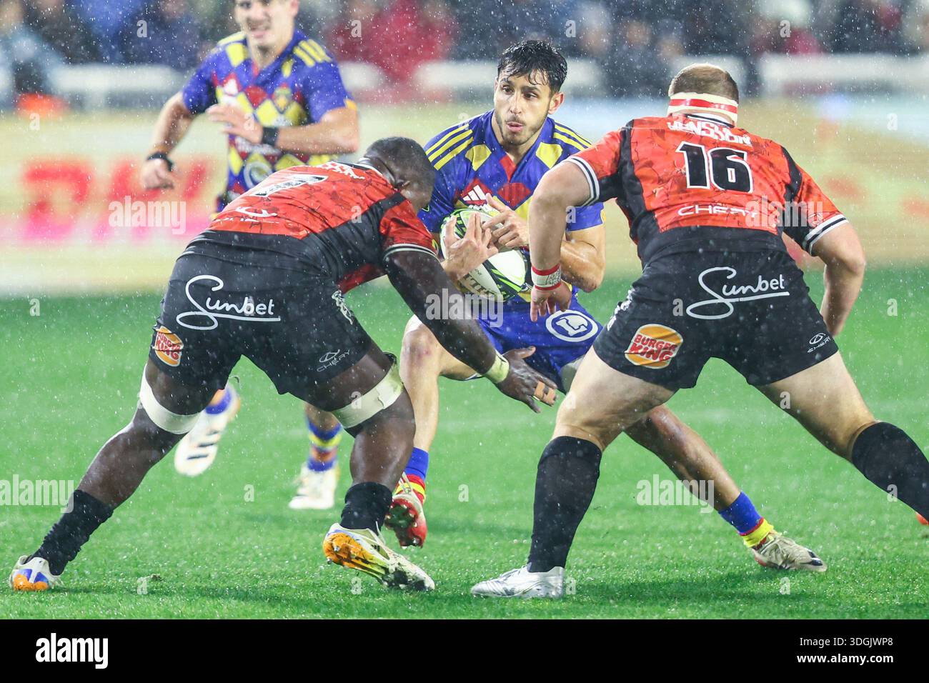 Theo FORNER of Perpignan during the EPCR Challenge Cup match between ...