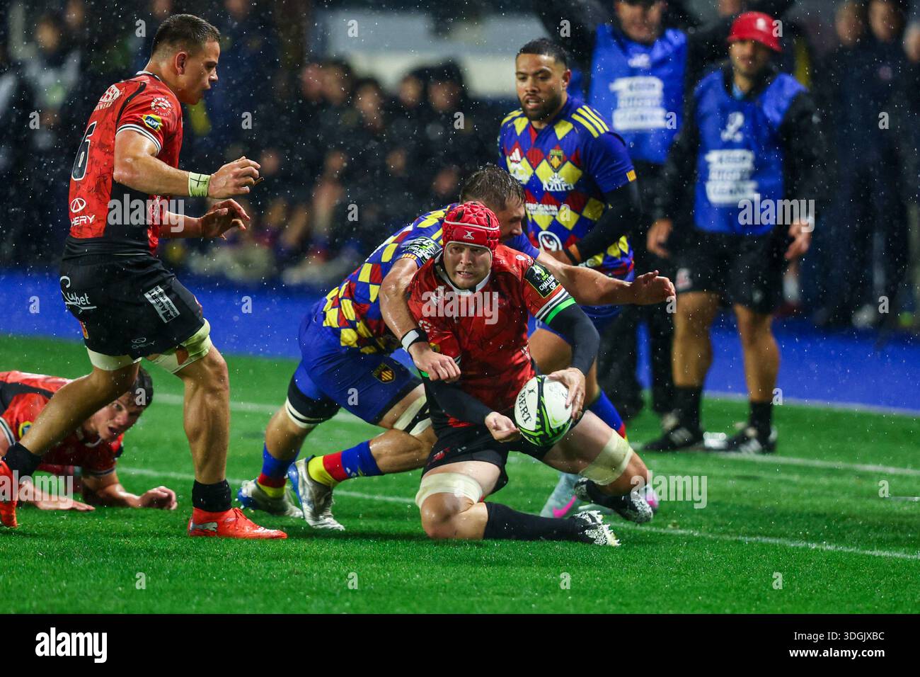 Francke HORN of Lions during the EPCR Challenge Cup match between ...