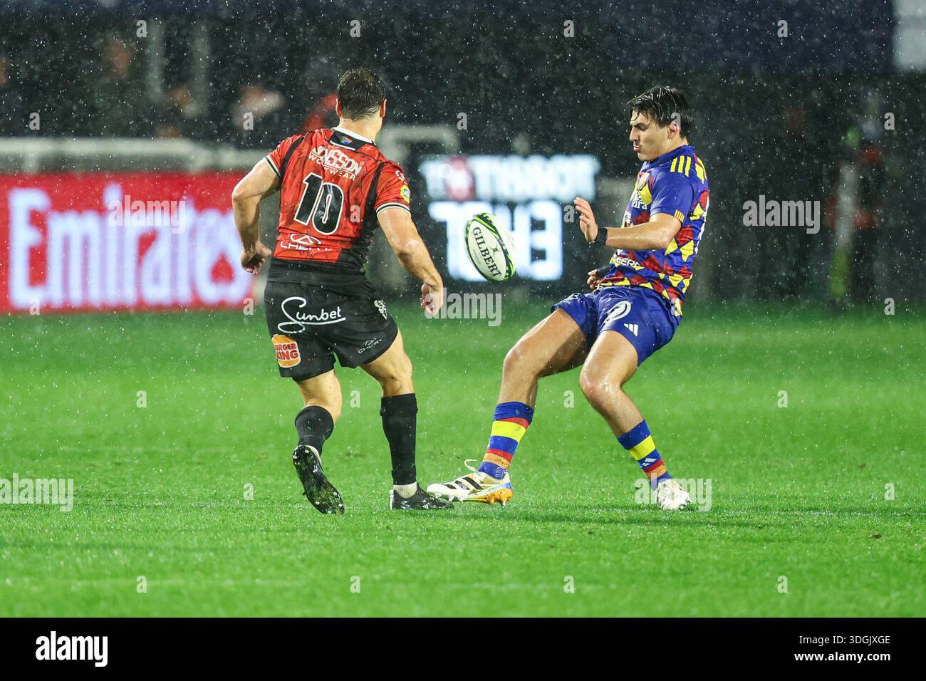 Chris SMITH of Lions and Diego MASCARENC of Perpignan during the EPCR ...