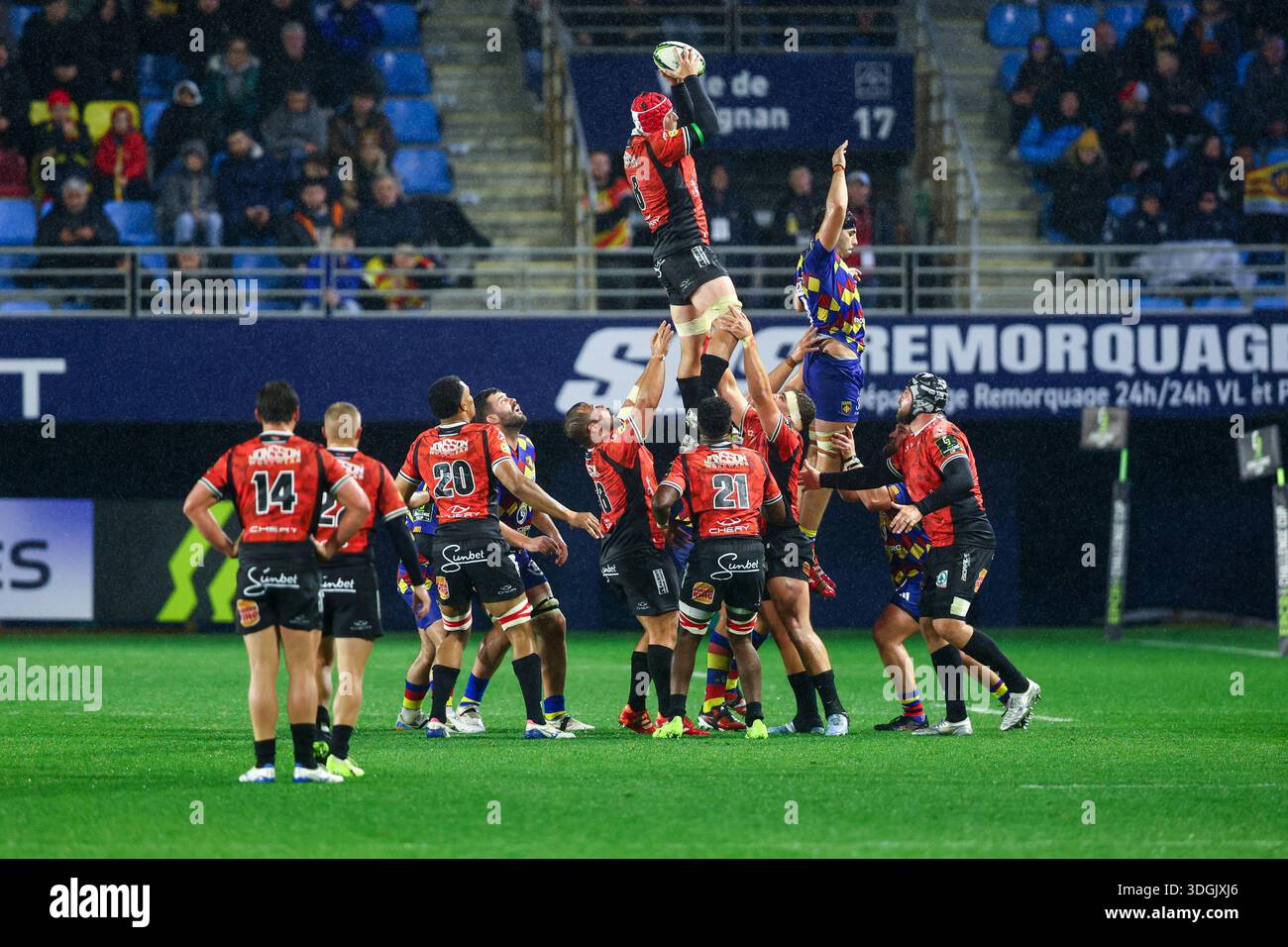 Francke HORN of Lions during the EPCR Challenge Cup match between ...