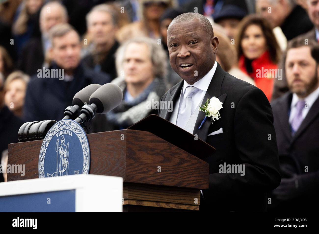 Speaker Don Scott, D-Portsmouth, speaks to the crowd during ...