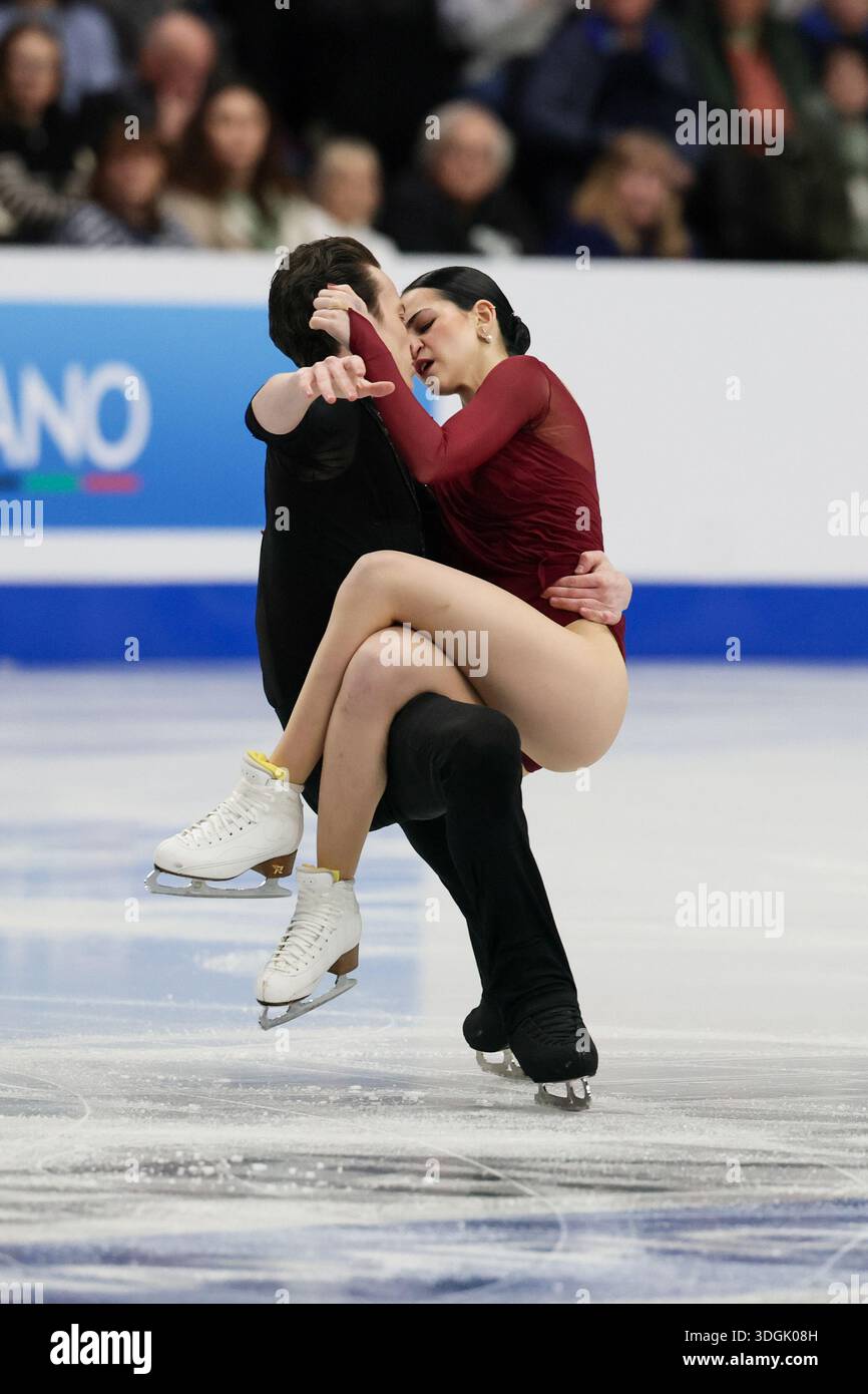 Day Four. 17th Jan, 2026. Shira Ichilov and Mikhail Nosovitskiy of ...