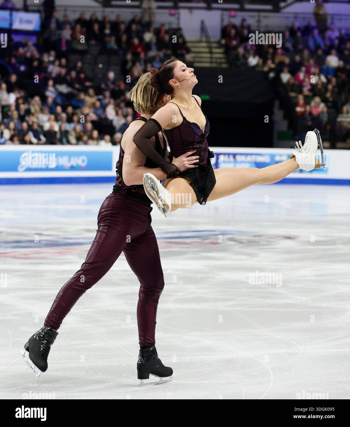 Day Four. 17th Jan, 2026. Zoe Larson and Andrii Kapran of Ukraine ...